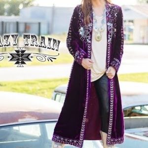 Crazy Train | Jackets & Coats | Crazy Train The Mcentire Duster Velvet ...